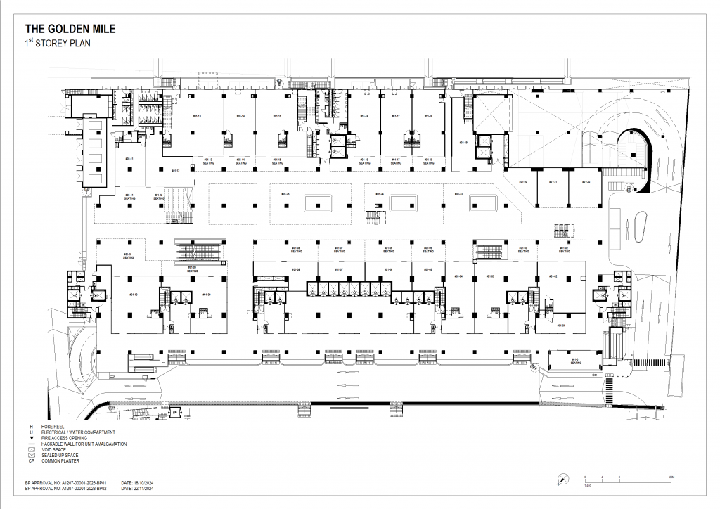 Site and Floor Plan - The Golden Mile
