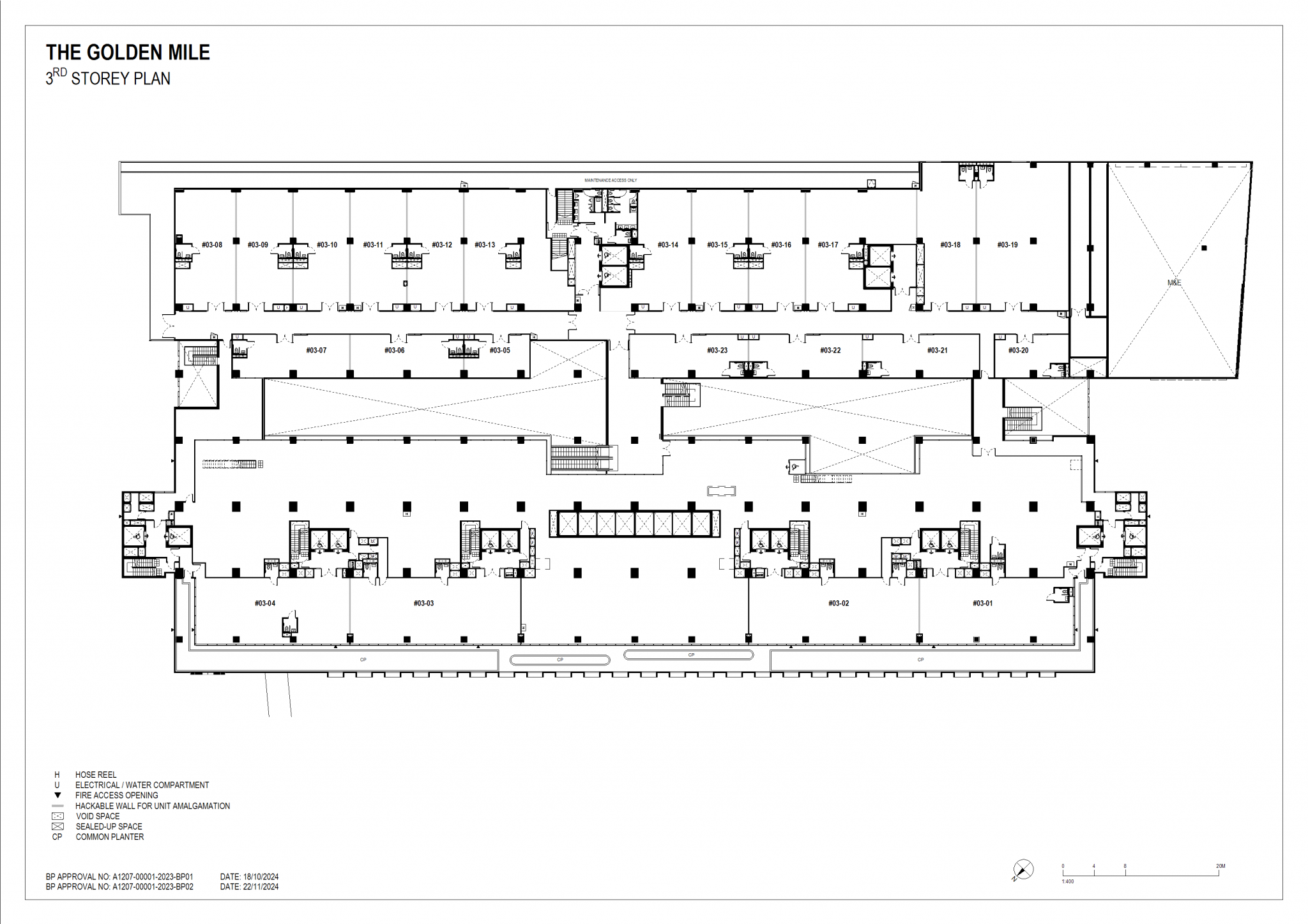 Site and Floor Plan - The Golden Mile