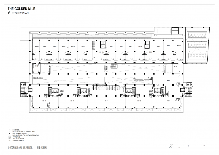 Site and Floor Plan - The Golden Mile