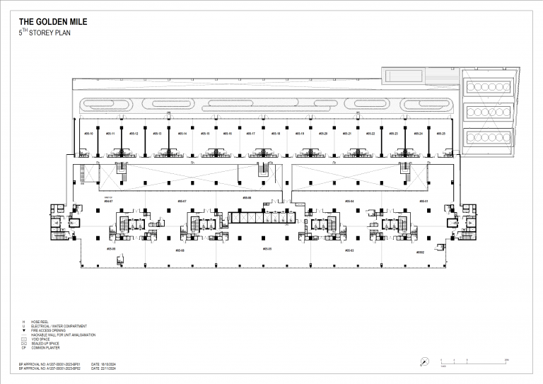 Site and Floor Plan - The Golden Mile